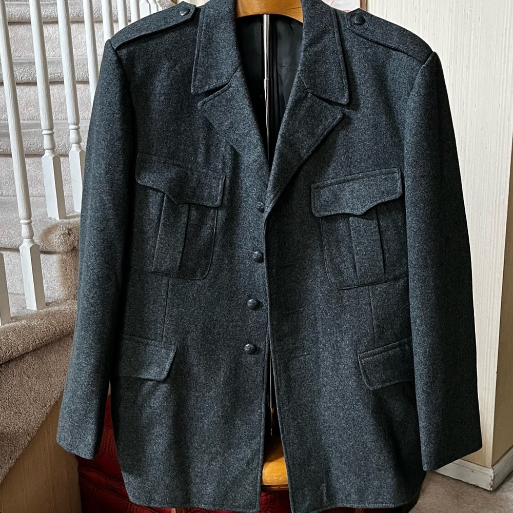 Genuine Swiss Army Wool Jacket - Gem
